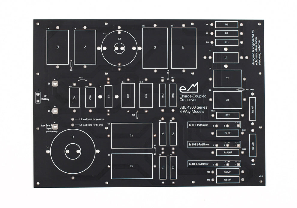 Bi-amp Board Set for JBL 4300 Series 4-way Models – Echo Mountain Audio